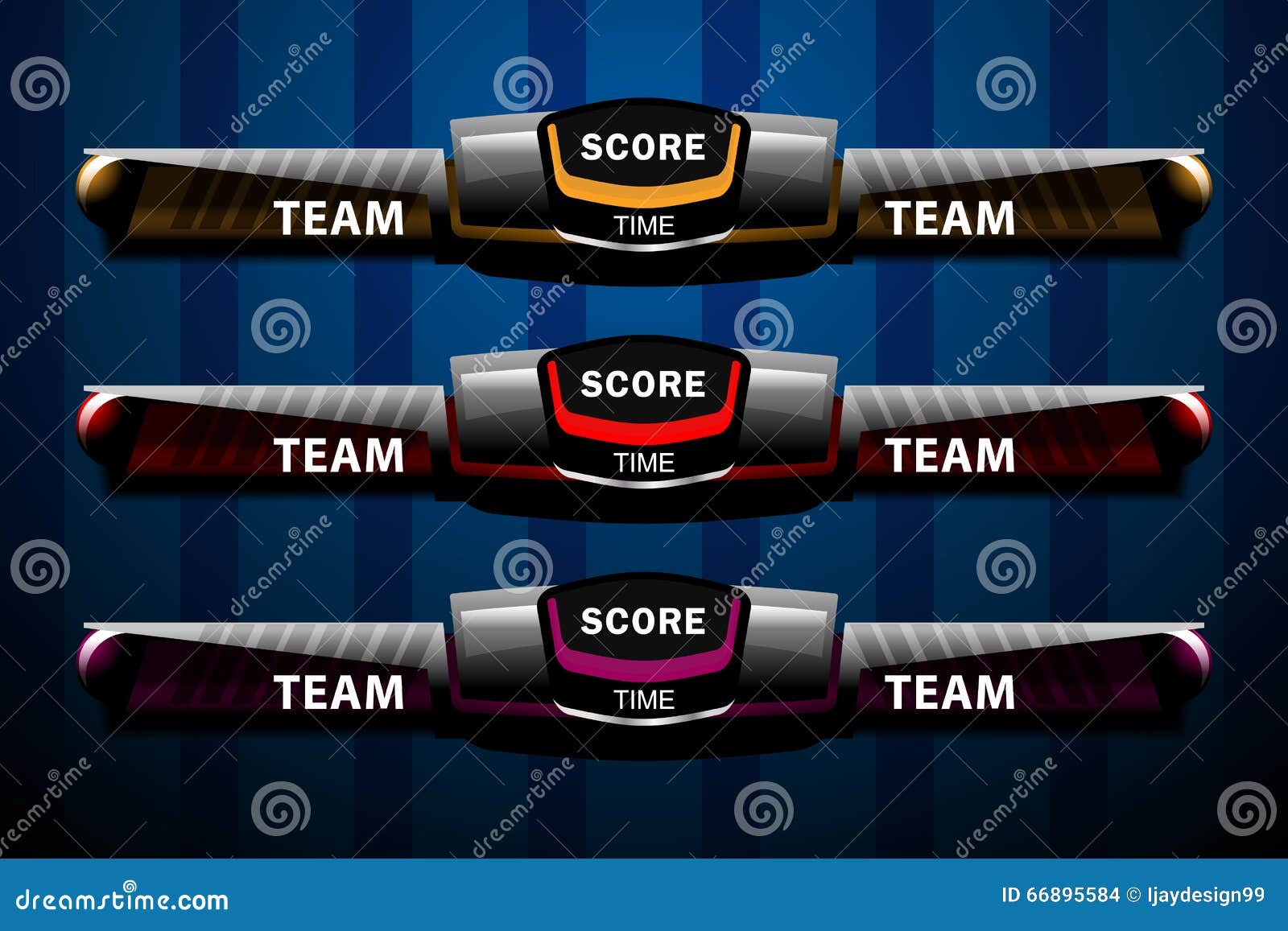 Scoreboard sport game stock vector. Illustration of game - 66895584