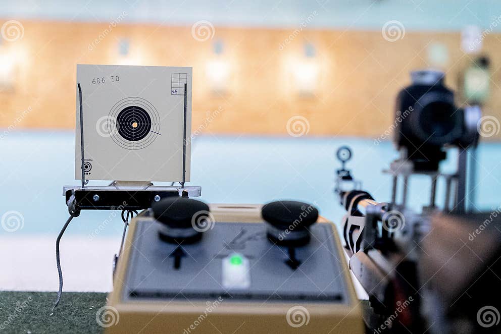 Scorecard at a Rifle Shooting Range Stock Photo - Image of rifle, range ...