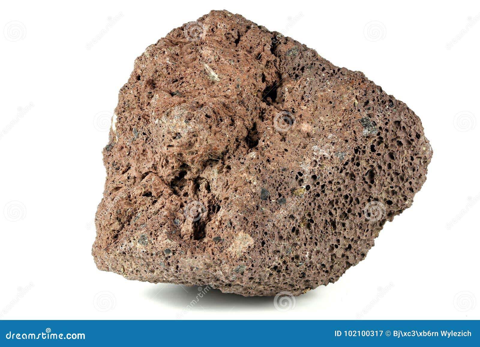 Scoria imagen de archivo. Imagen de blanco, piedra, fondo - 102100317