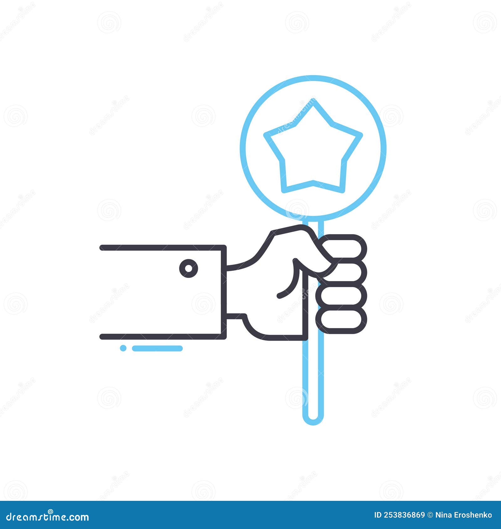 Scoring Line Icon, Outline Symbol, Vector Illustration, Concept Sign ...