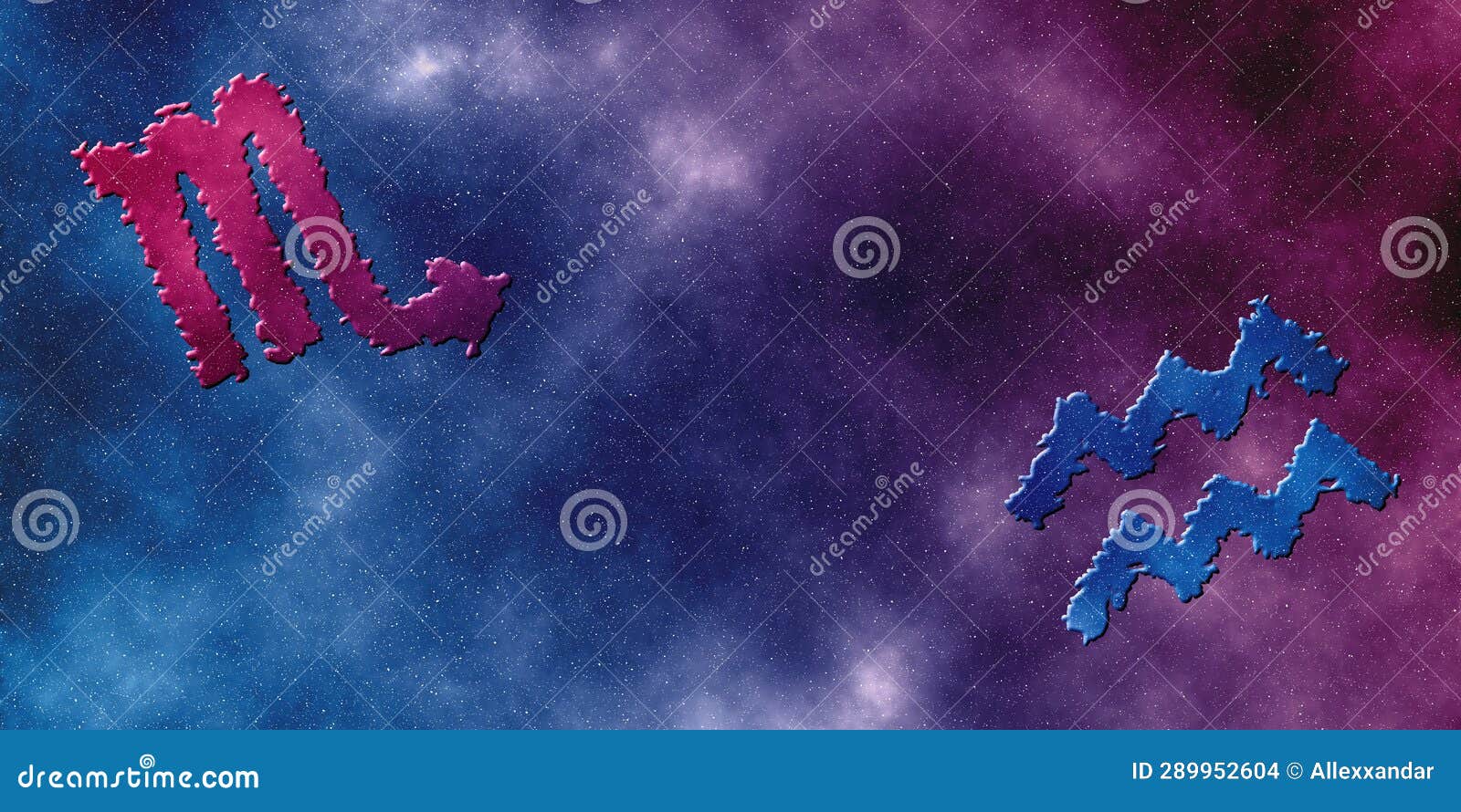 Scorpio and Aquarius Compatibility Stock Photo - Image of astrological ...