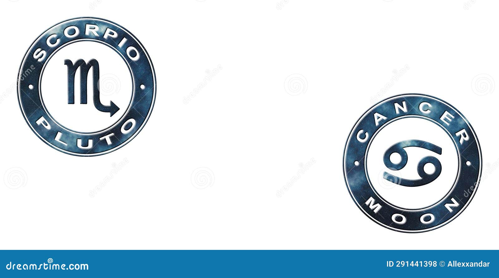 Scorpio and Cancer Compatibility Stock Illustration - Illustration of ...