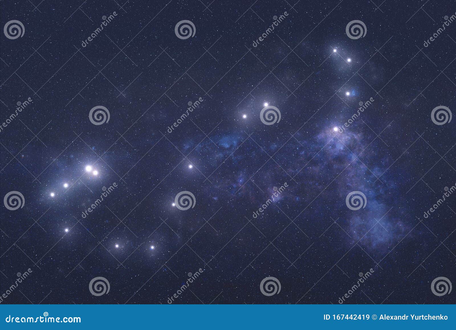Scorpio Constellation in Outer Space Stock Image - Image of galaxy ...