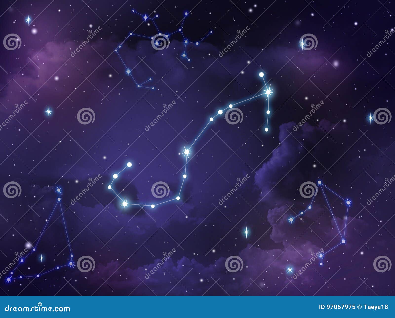 Scorpio Constellation Images