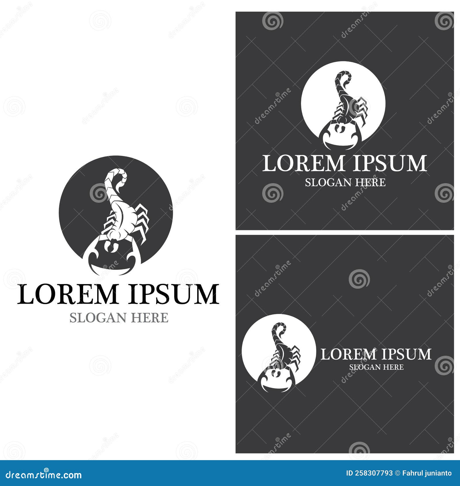 Scorpio Icon and Symbol Vector Template Stock Illustration ...