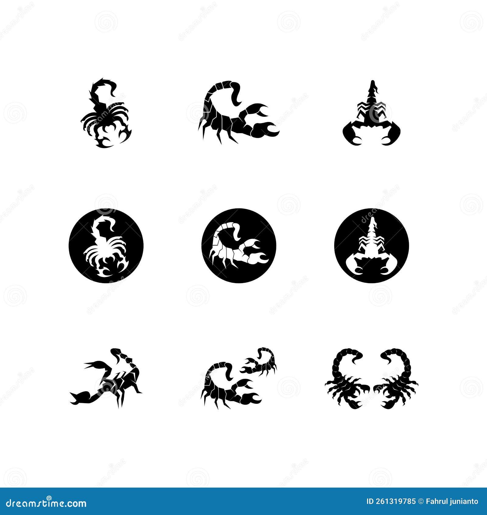 Scorpio Icon and Symbol Vector Template Stock Vector - Illustration of ...