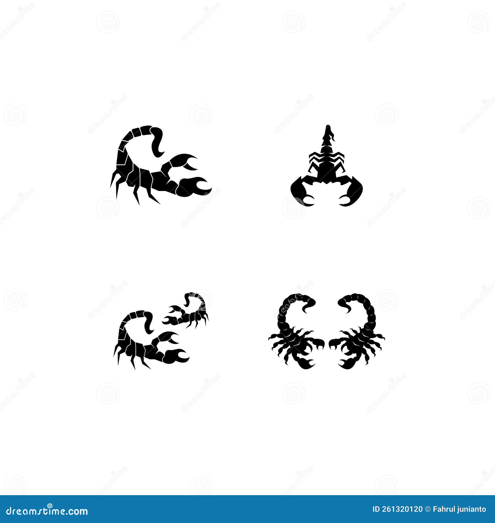 Scorpio Icon and Symbol Vector Template Stock Vector - Illustration of ...