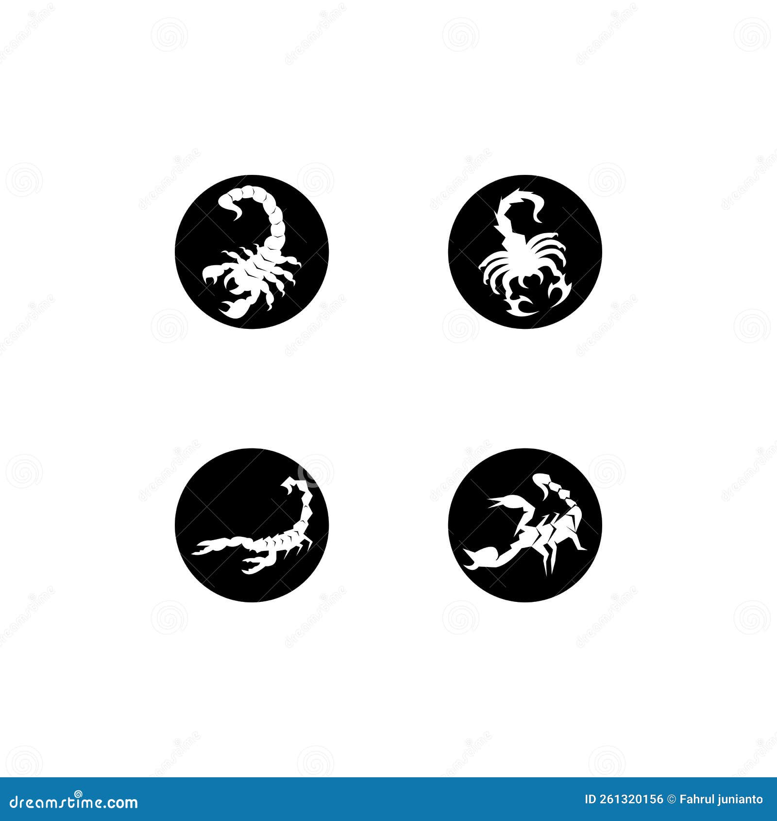 Scorpio Icon and Symbol Vector Template Stock Vector - Illustration of ...