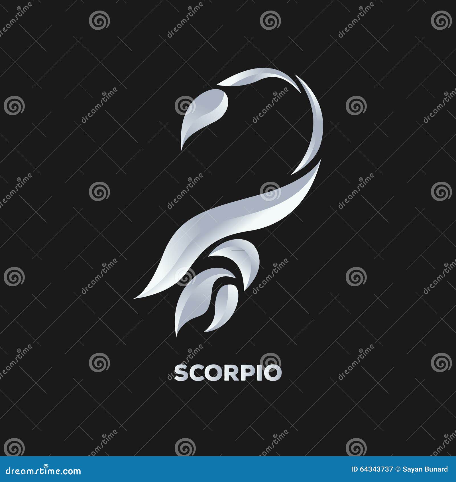 Scorpio logo vector stock vector. Illustration of isolated - 64343737