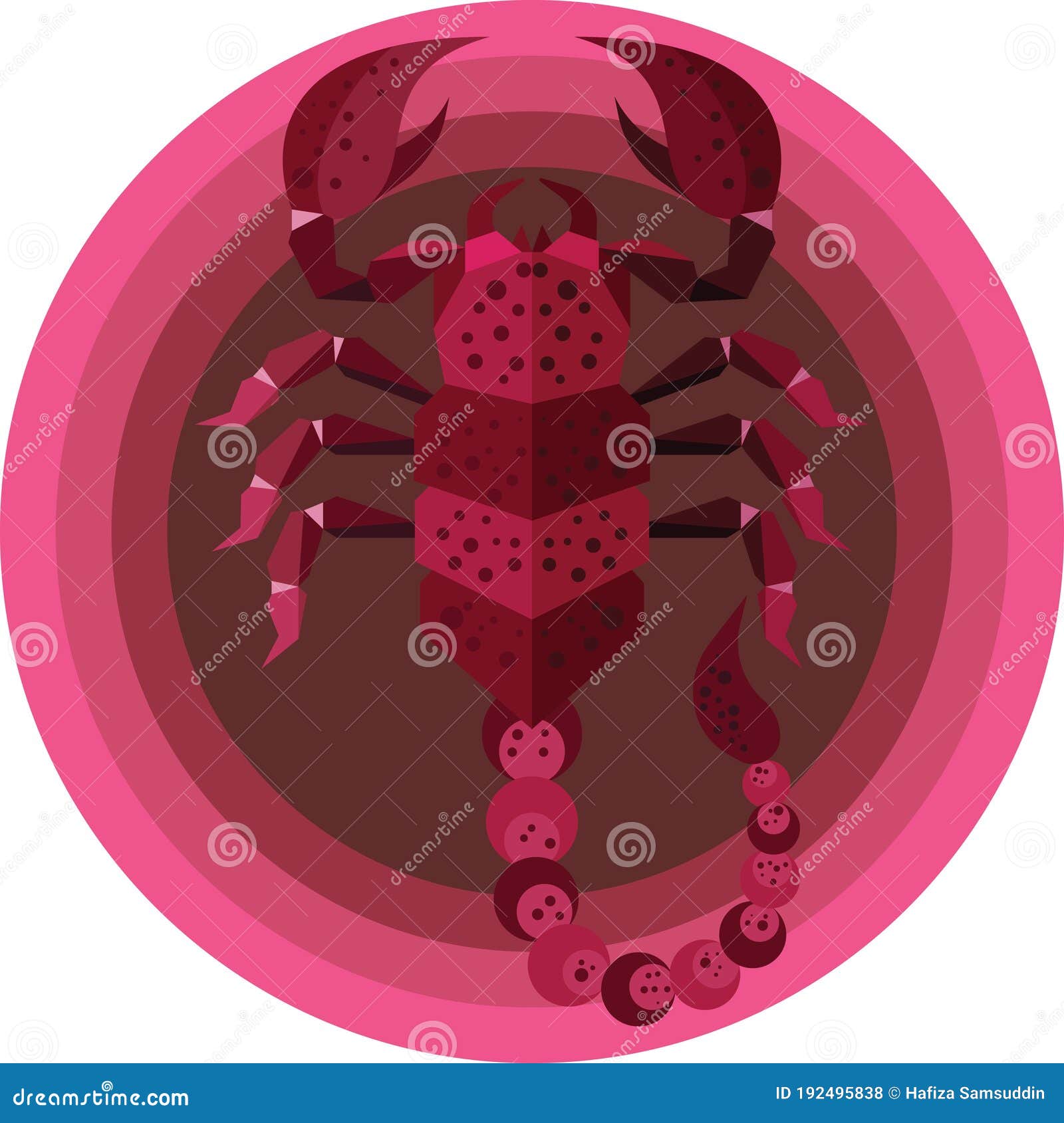 Scorpio. Vector Illustration Decorative Design Stock Vector ...