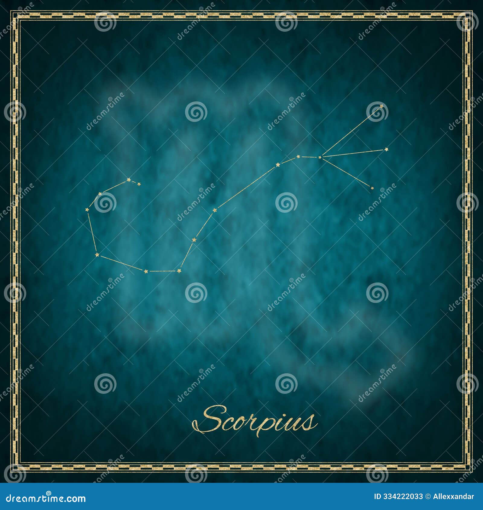 Scorpio Zodiac Sign, Scorpio Symbol Stock Illustration - Illustration ...