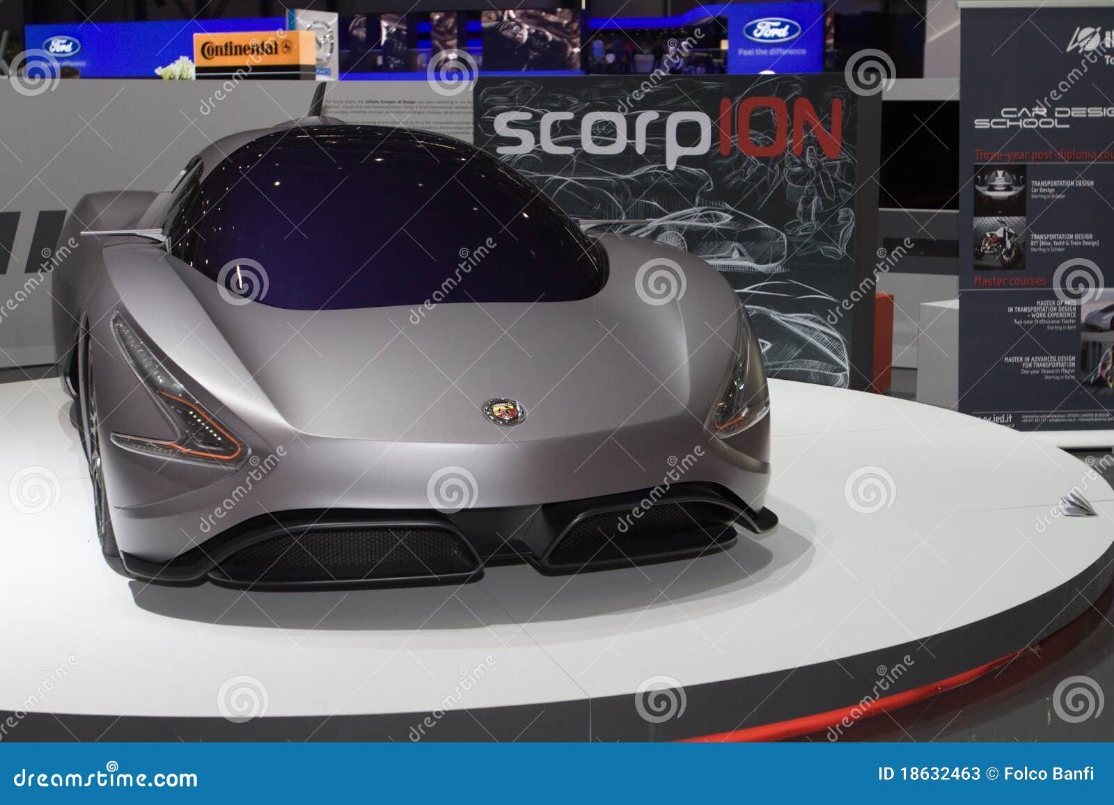 Scorpion Abarth Concept - Geneva 2011 Editorial Stock Photo - Image of ...