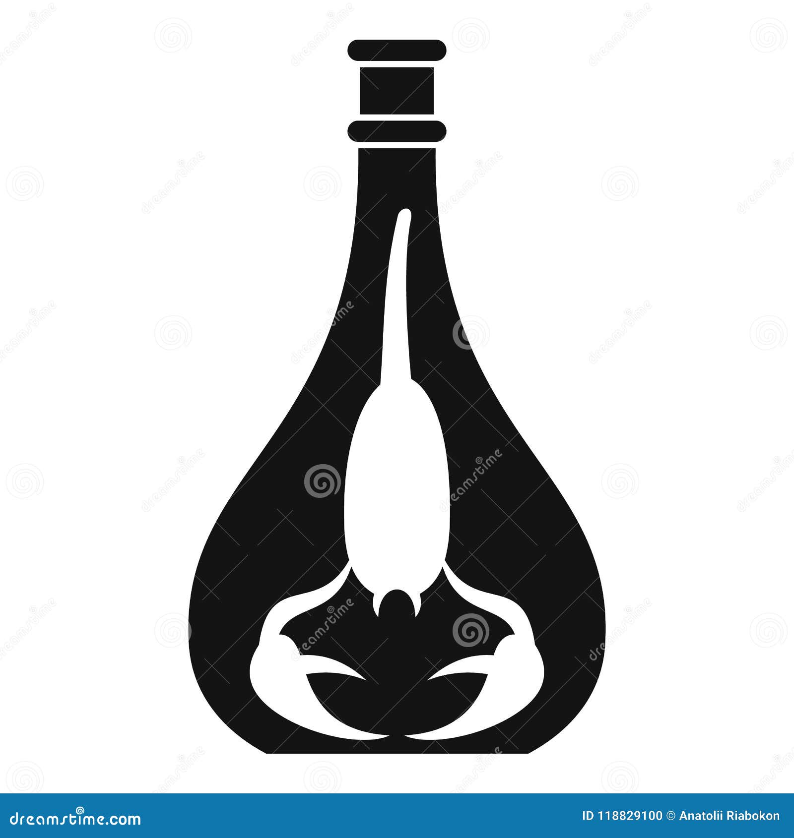 Scorpion Bottle Icon, Simple Style Stock Vector - Illustration of asia ... Scorpion Bottle Icon, Simple Style Stock Vector - Illustration of asia ...