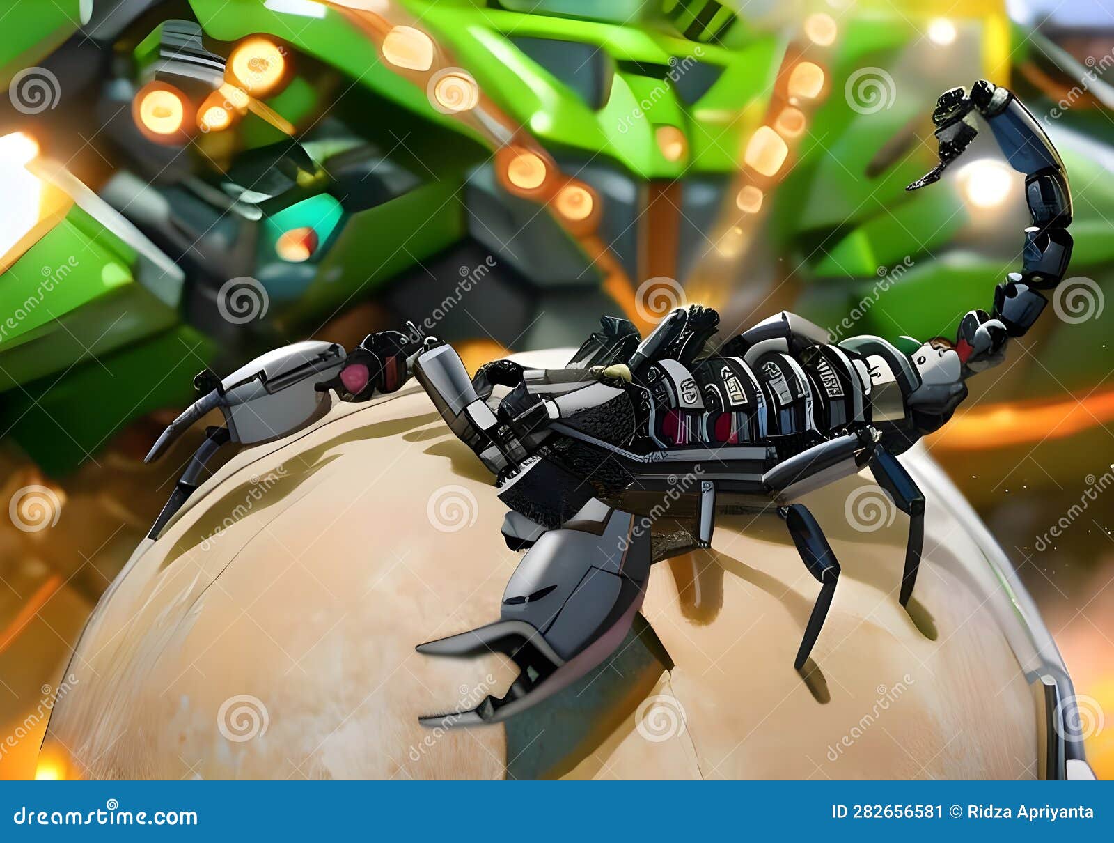 Cyborg Animals. Futuristic Dark Metal Fauna Characters, Robotic ...