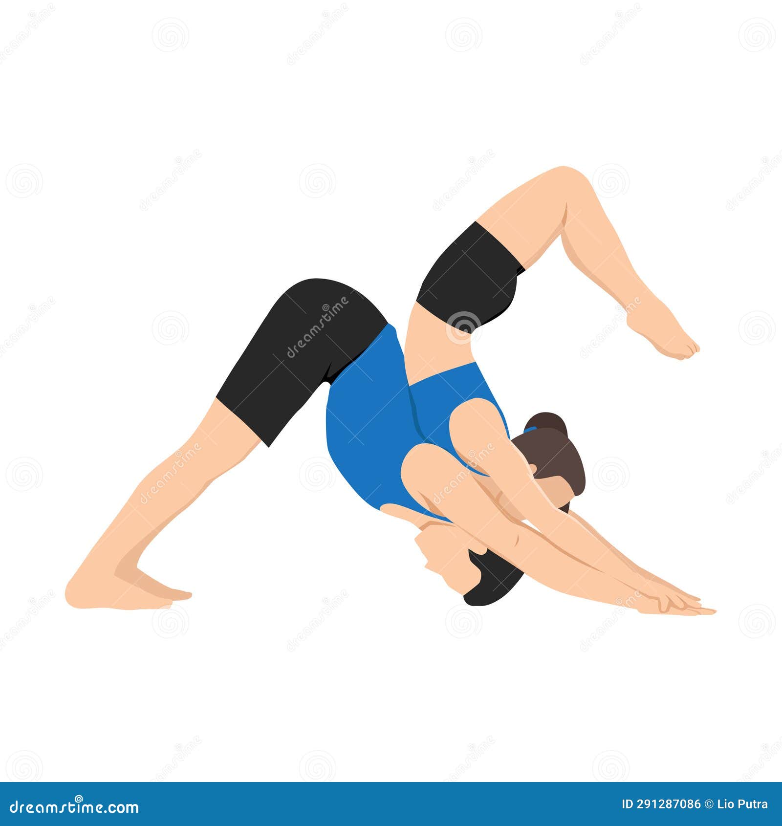 Acroyoga Isolated Cartoon Vector Illustrations. | CartoonDealer.com ...