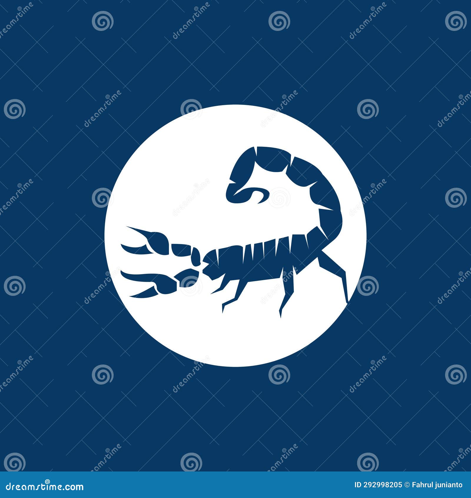 Scorpion Icon and Symbol Vector Template Stock Illustration ...