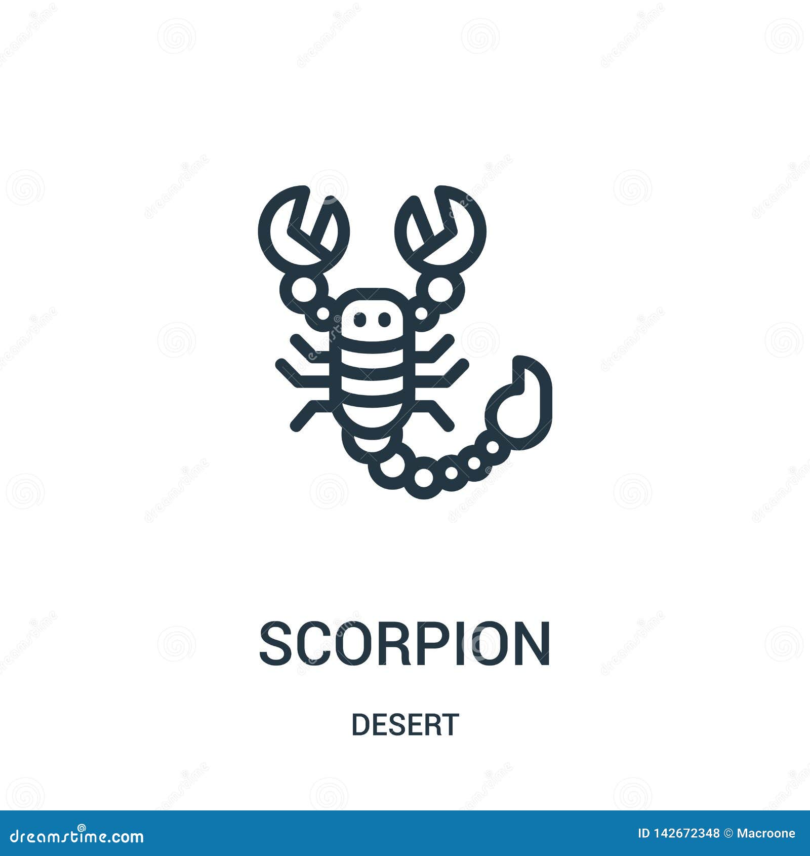 Scorpion Set. A Collection Of Black And White Stylized Scorpions ...