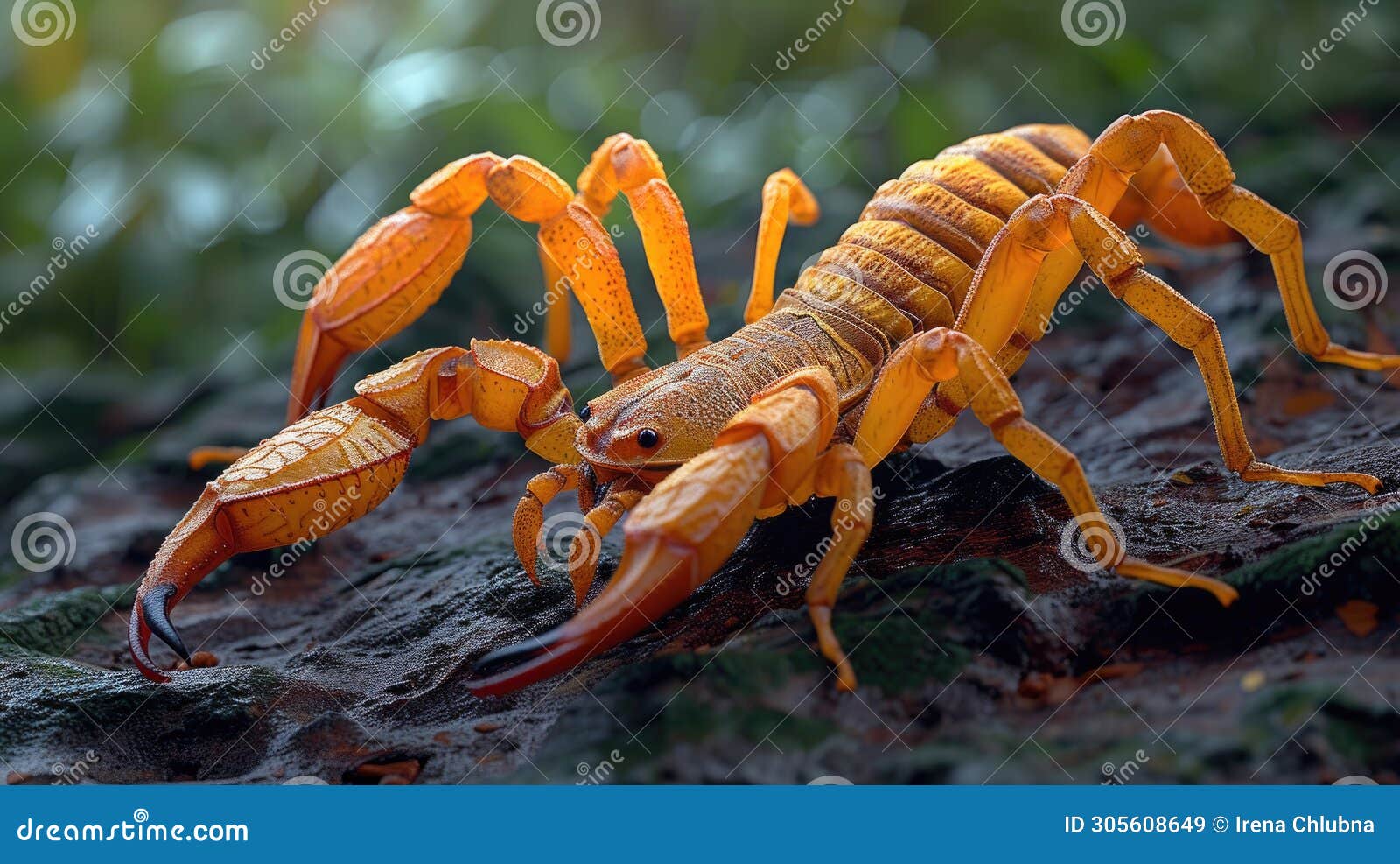 Scorpion Moving Across Sand Stock Illustration - Illustration of ...