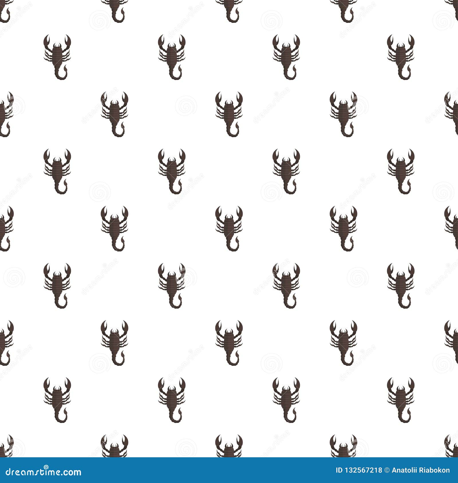 Scorpion Pattern Seamless Vector Stock Vector - Illustration of desert ...