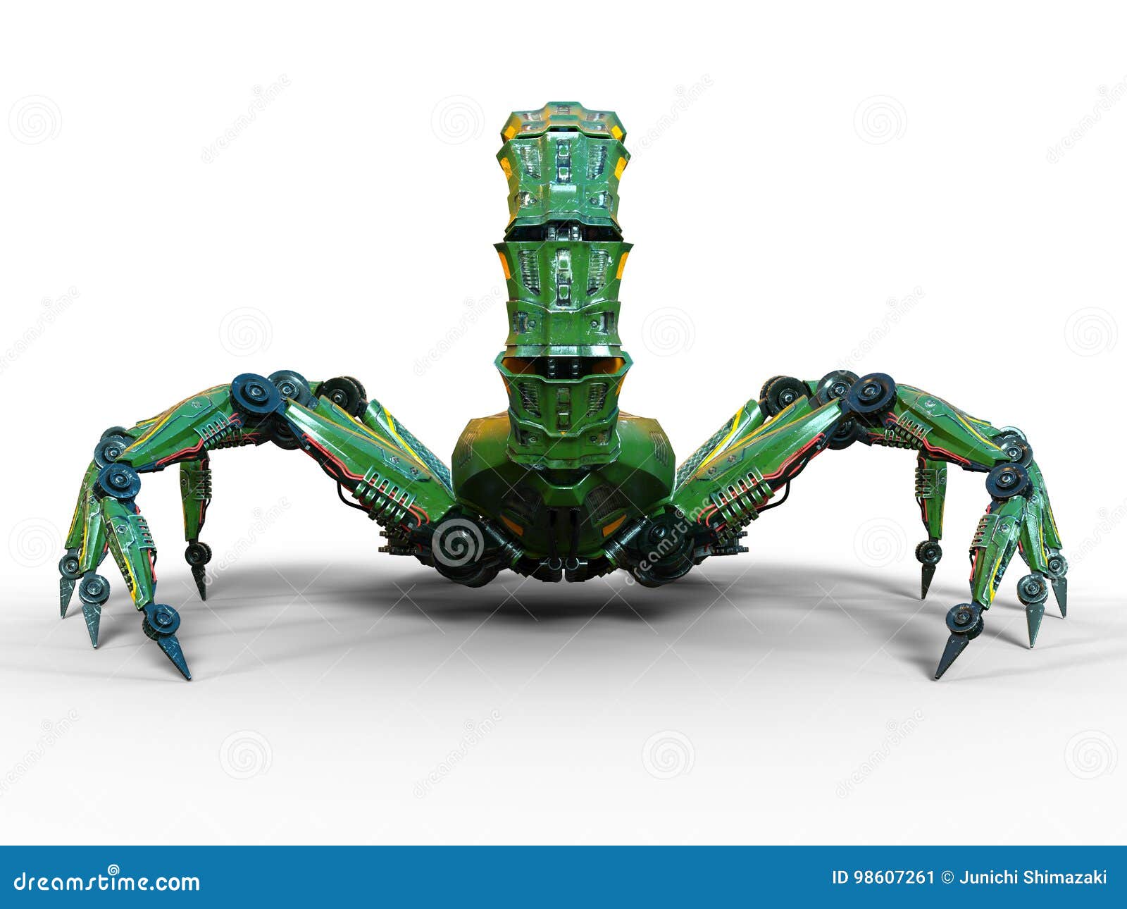 Scorpion robot stock illustration. Illustration of metallic - 98607261