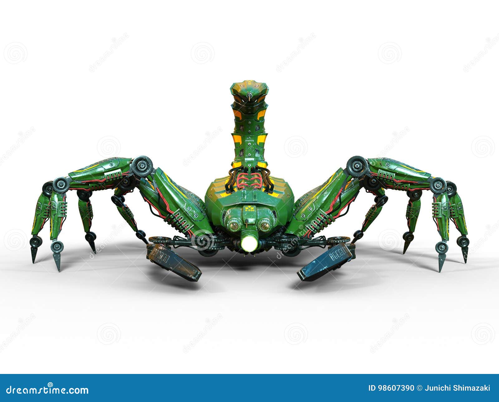 Scorpion robot stock illustration. Illustration of technology - 98607390