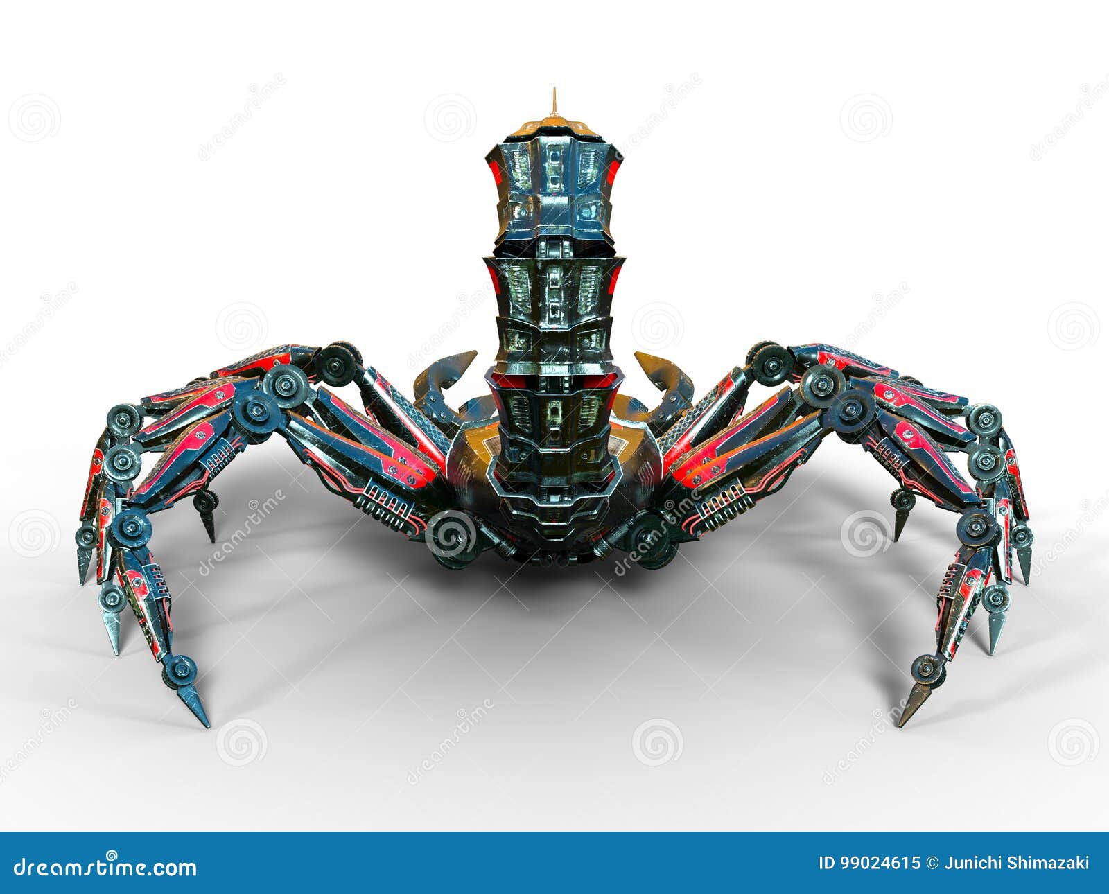 Scorpion robot stock illustration. Illustration of scorpion - 99024615