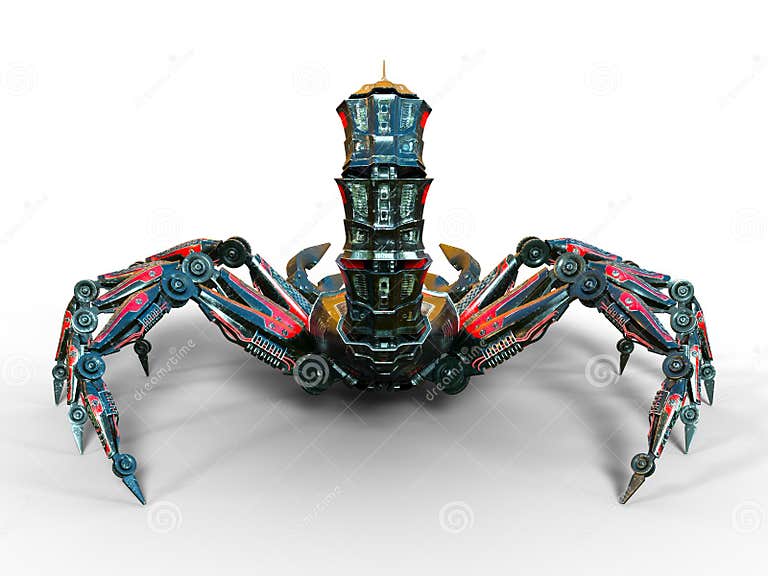 Scorpion robot stock illustration. Illustration of scorpion - 99024615