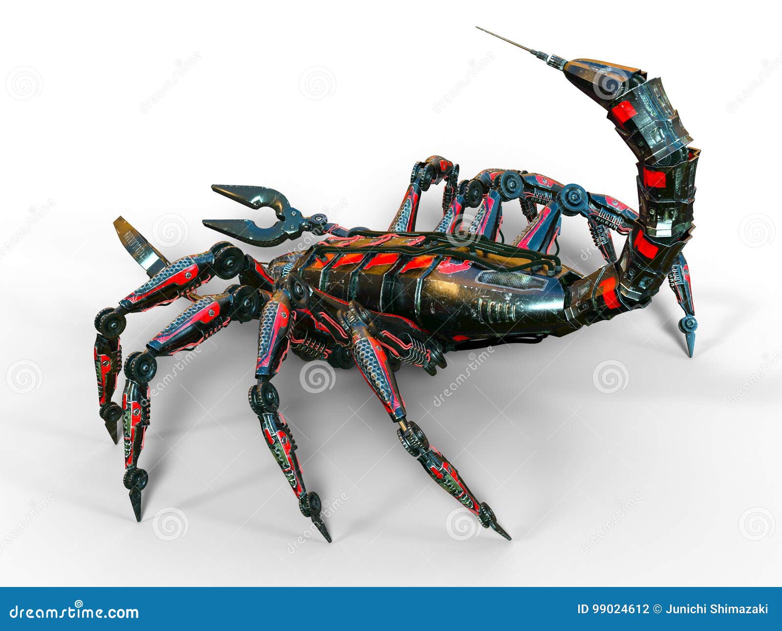 Scorpion robot stock illustration. Illustration of game - 99024612