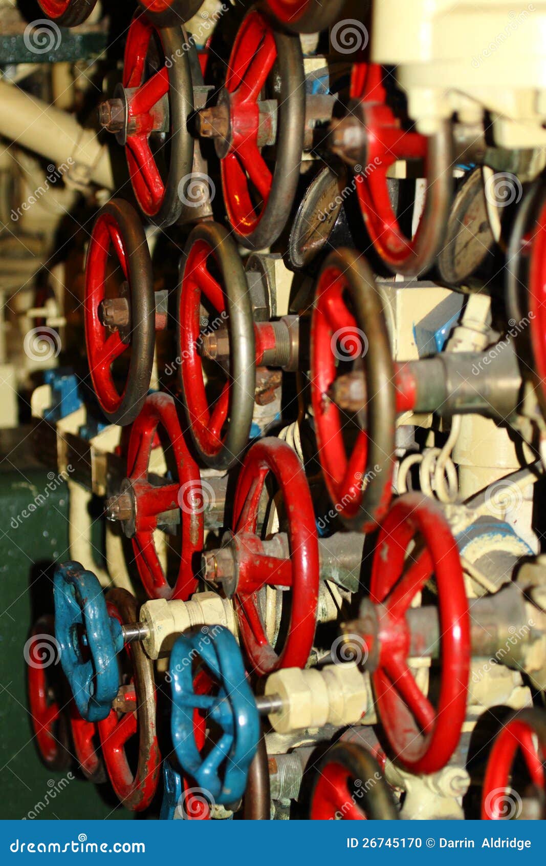 Scorpion Submarine Control Wheels Stock Photo - Image of wheels ...
