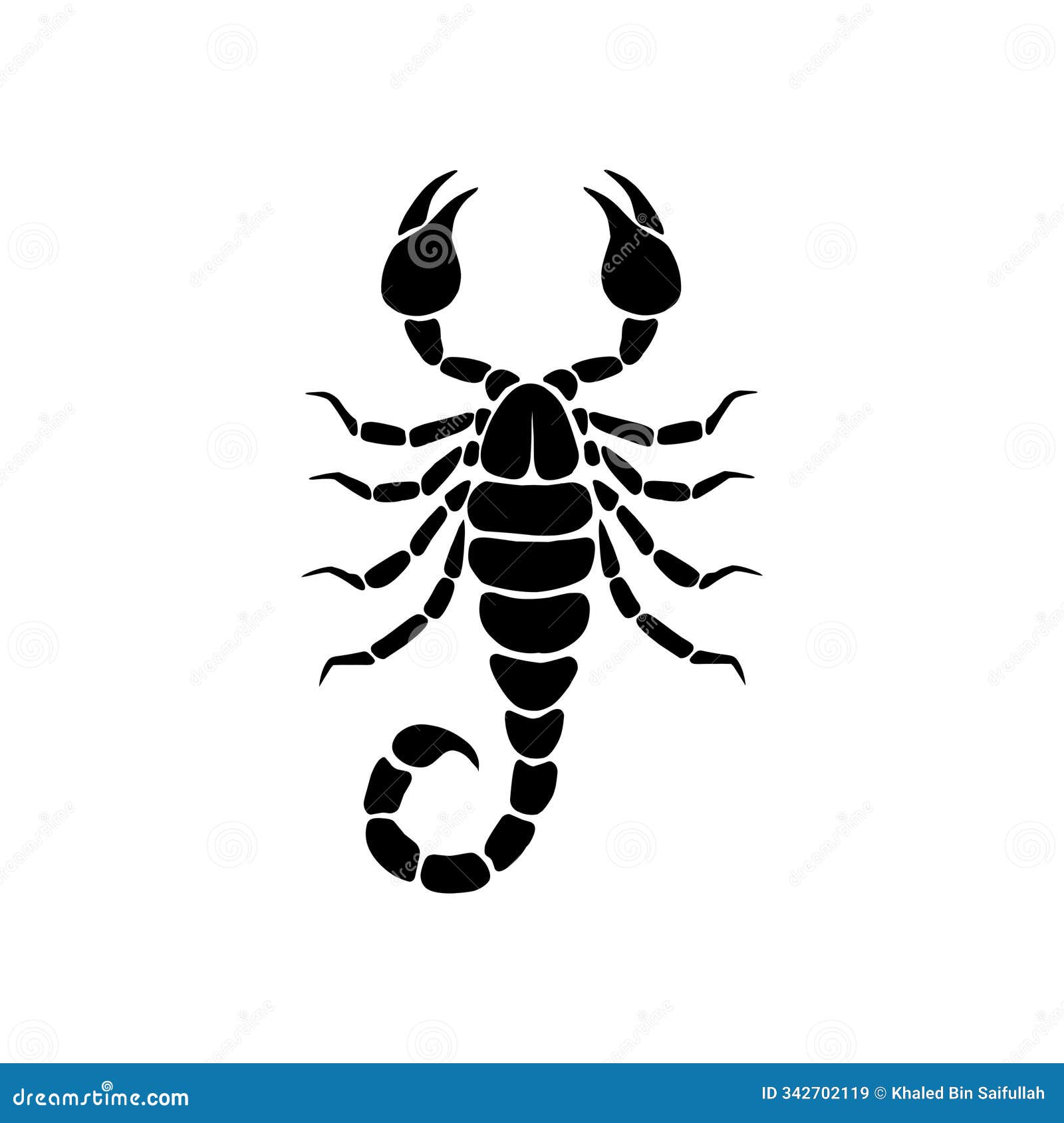 Scorpion. Vector Illustration In Cartoon Style On A White Background ...