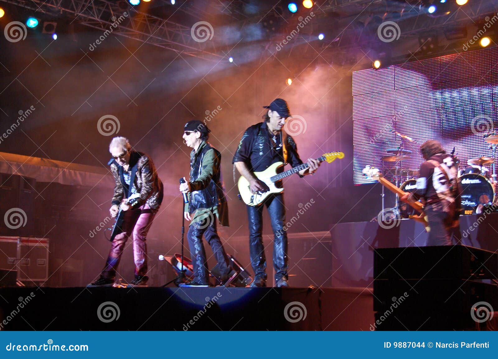 The Scorpions in Concert editorial stock image. Image of kottak - 9887044