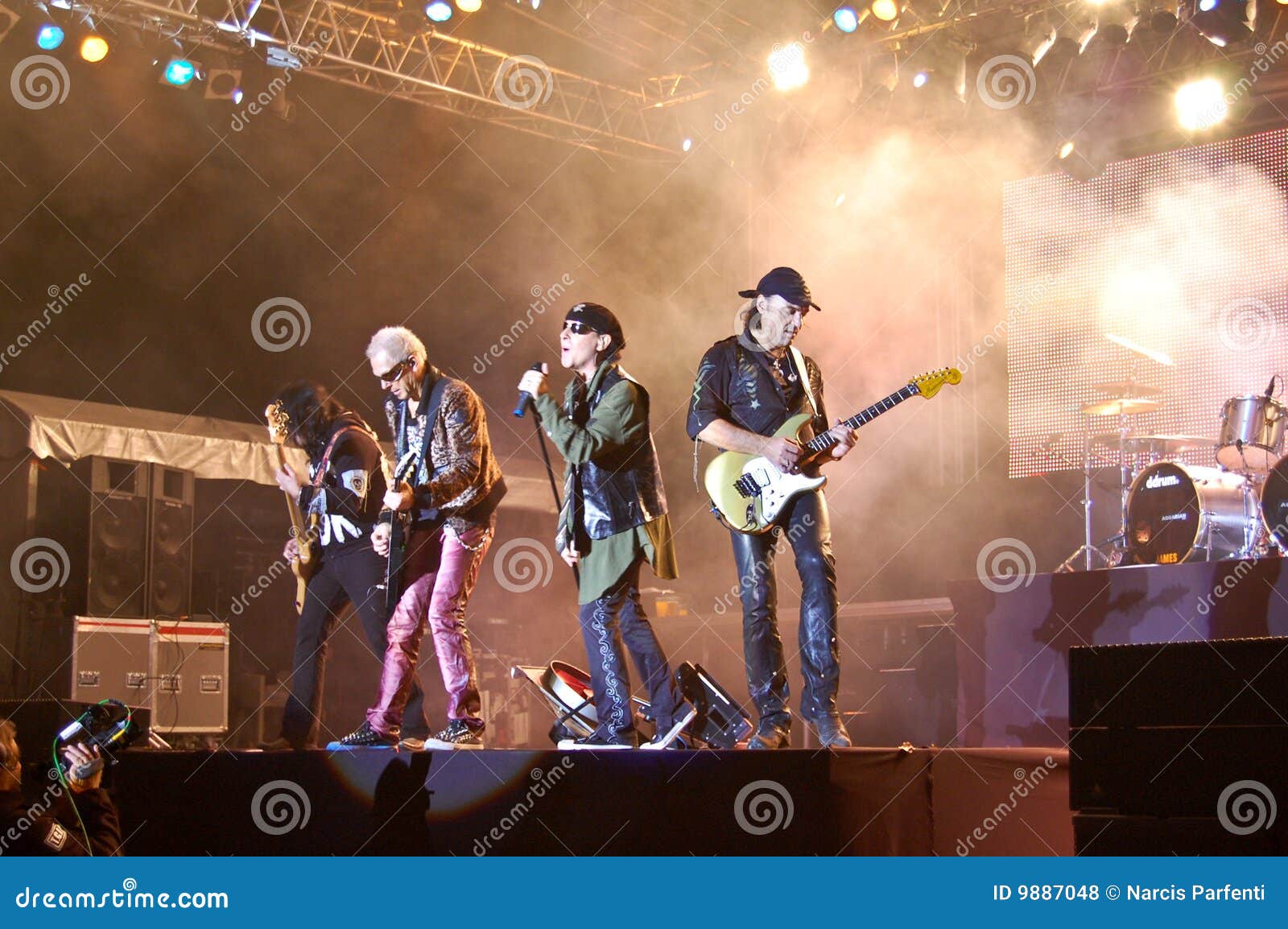 The Scorpions in Concert editorial stock photo. Image of music - 9887048