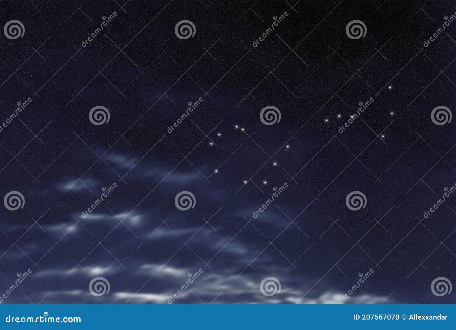 Scorpius Star Constellation, Night Sky, Cluster of Stars, Deep Space,Â ...