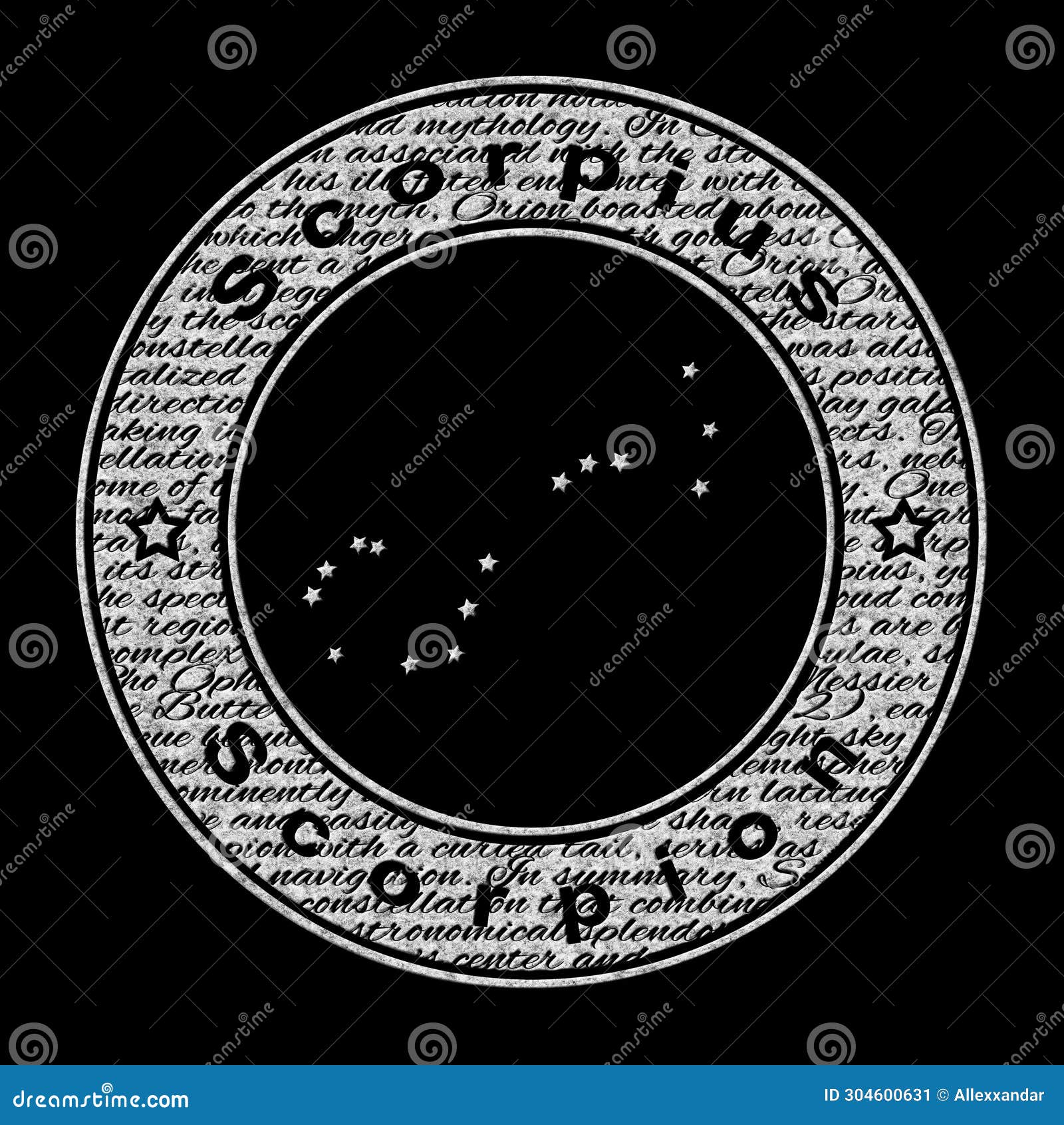 Scorpius Star Constellation, Scorpion Constellation Stock Photo ...