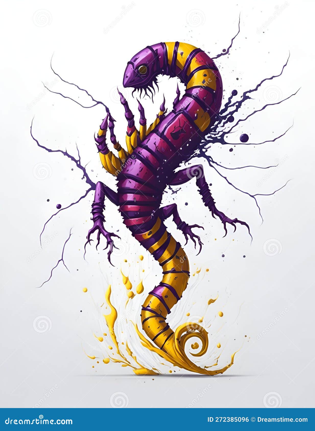 Scorpius Zodiac Constellation Illustration Royalty-Free Stock ...