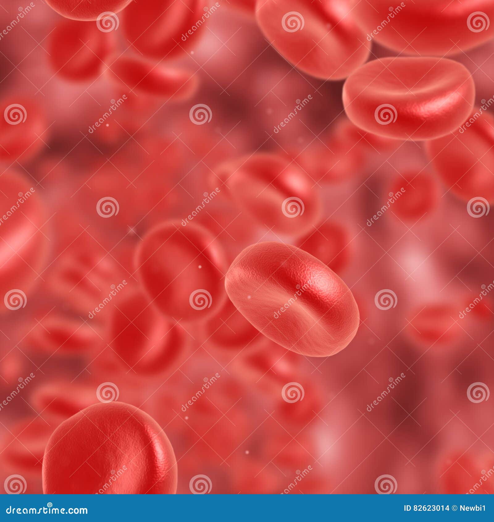 Scorrimento Del Globulo Rosso Illustrazione di Stock - Illustrazione di ...