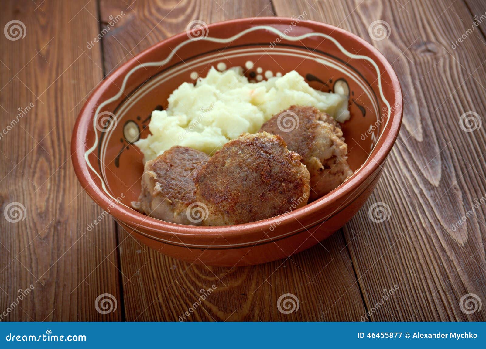 Scotch Collops stock image. Image of dish, food, traditional - 46455877