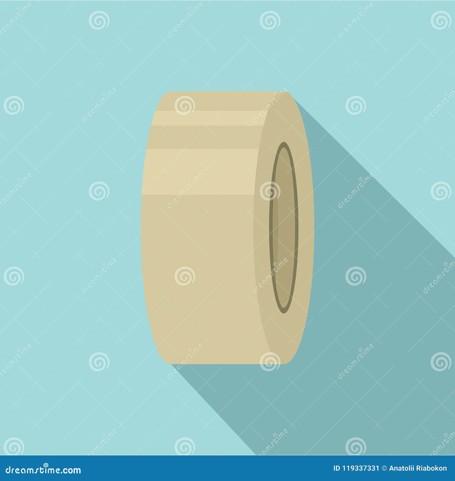 Scotch icon, flat style stock vector. Illustration of education - 119337331