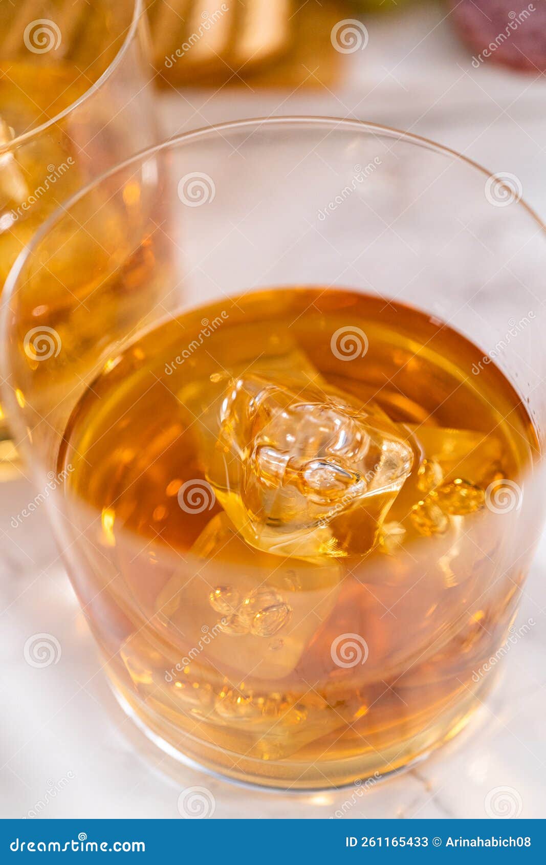 Scotch on the rocks stock image. Image of beverage, stone - 261165433