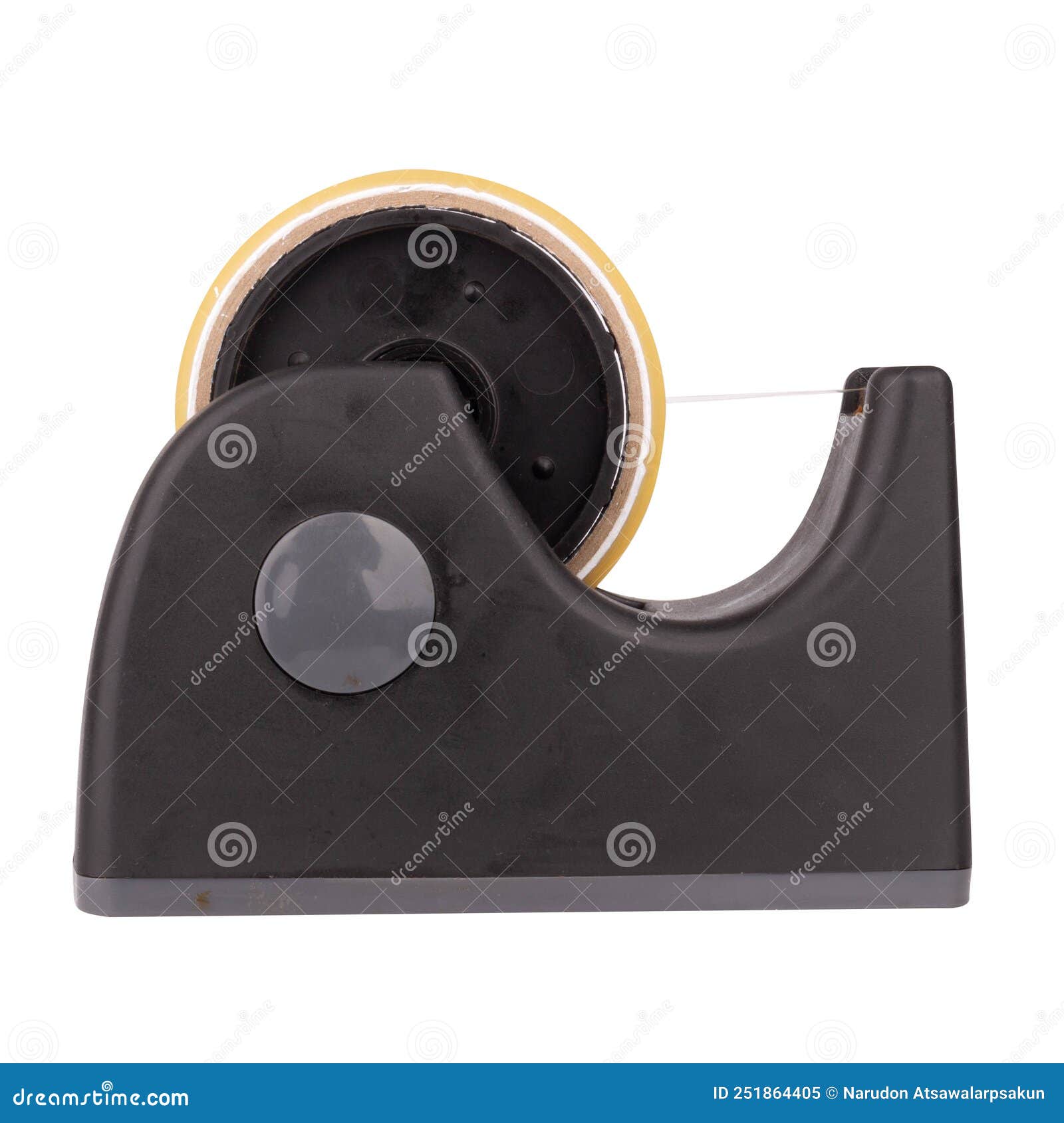 Scotch Tape Holder Isolated on White Background Stock Image - Image of ...
