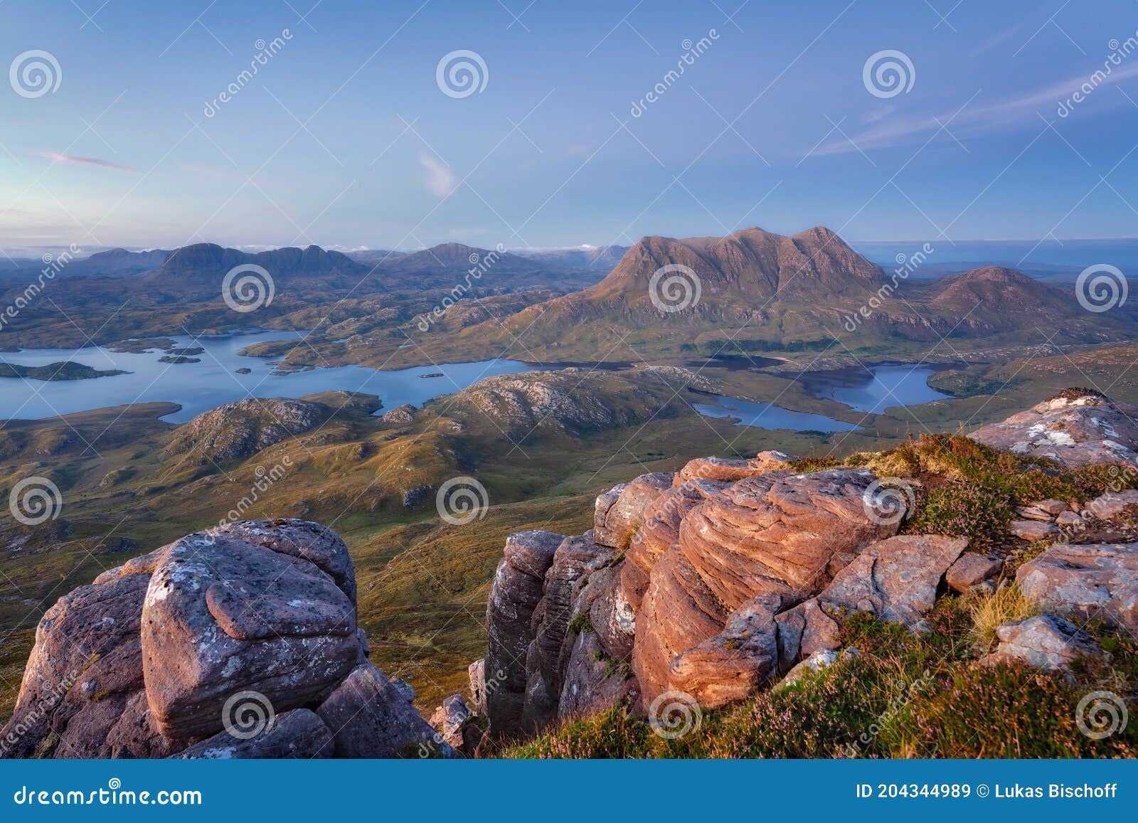 Scotish Highlands during Sunset Taken in August 2020 Stock Image ...