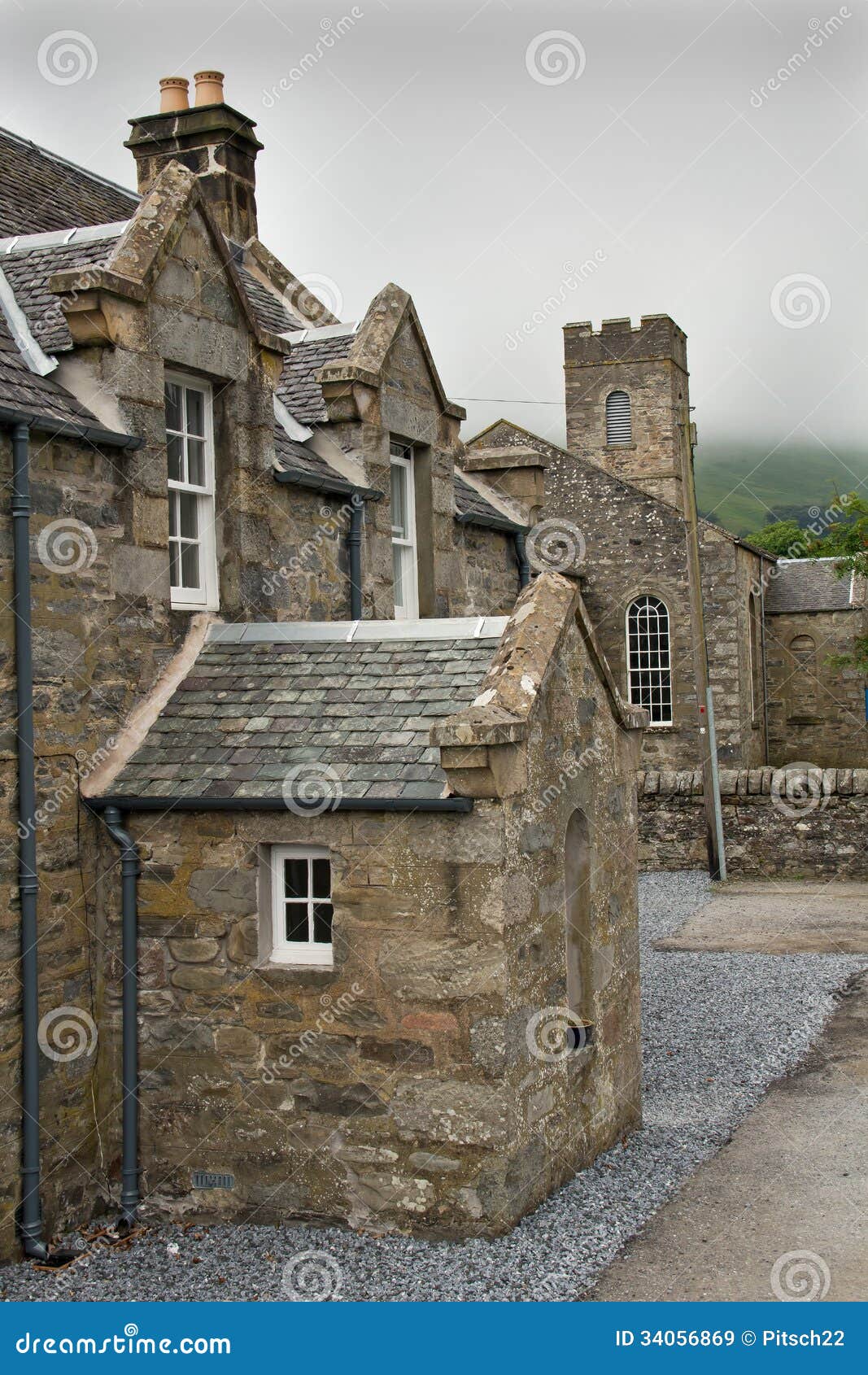 Scotland, Blair Atholl in the Morning Stock Image - Image of europe ...