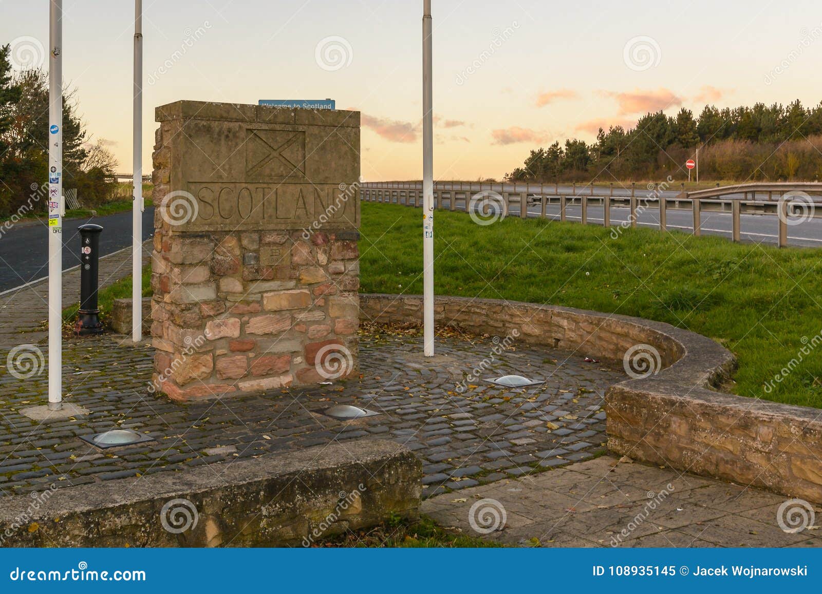 Scotland Border Stone stock image. Image of mature, great - 108935145