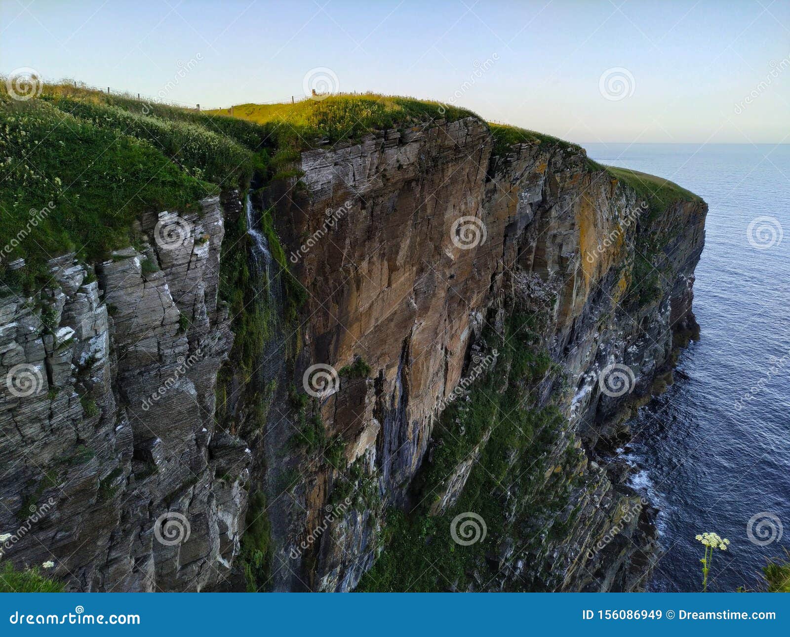 Scotland cliffs I stock image. Image of cliff, scotland - 156086949