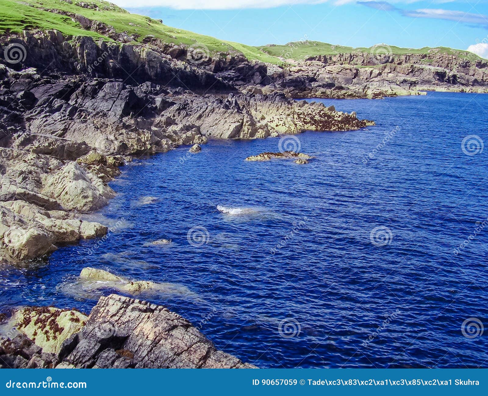 Scotland coastline nature stock image. Image of coastline - 90657059