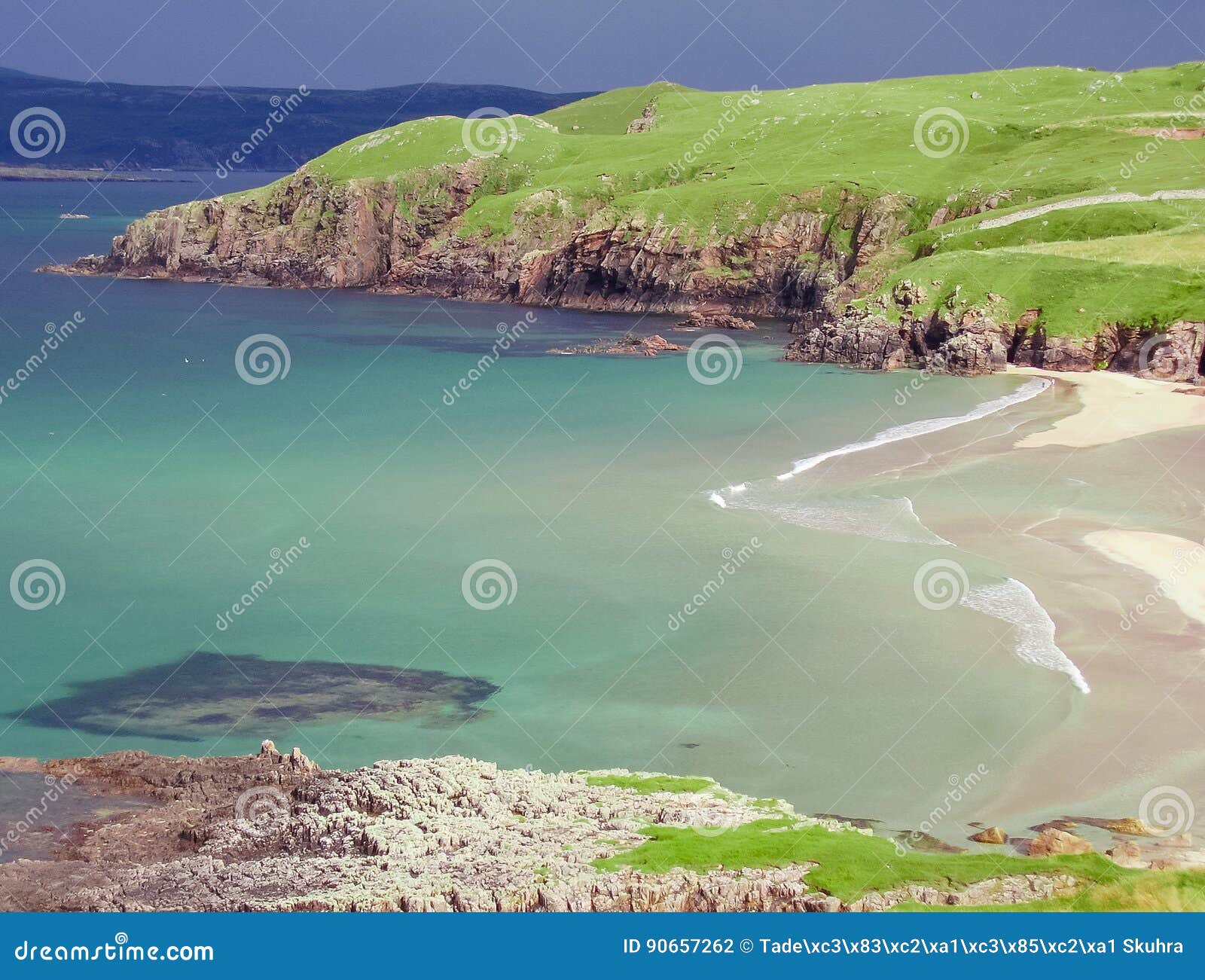 Scotland coastline nature stock photo. Image of outdoors - 90657262