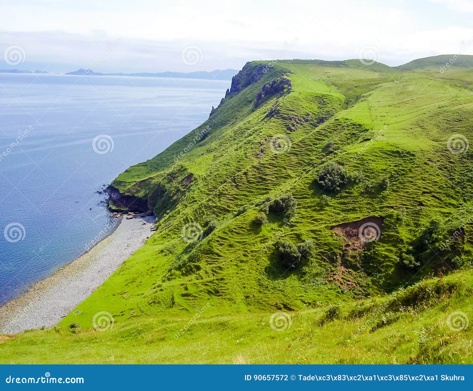 Scotland coastline nature stock photo. Image of nature - 90657572
