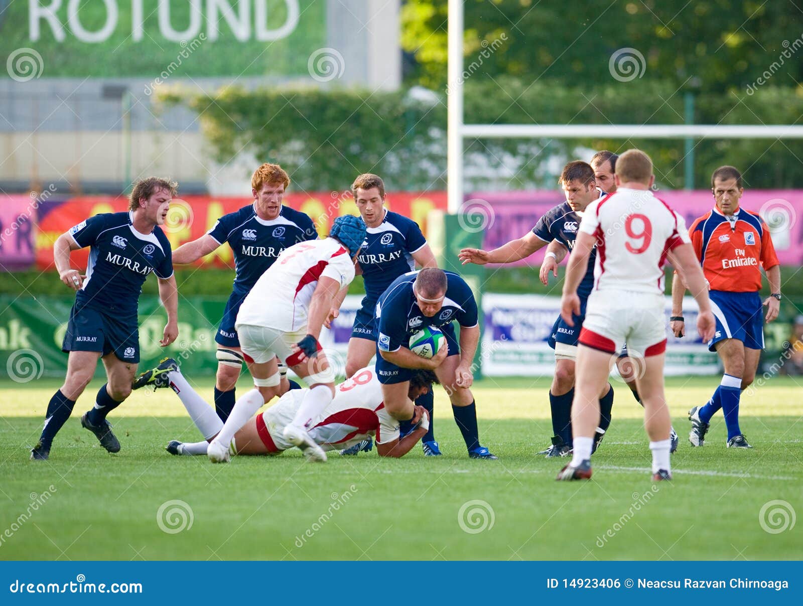 Scotland a and Georgia Battle during IRB Nations Editorial Photo ...