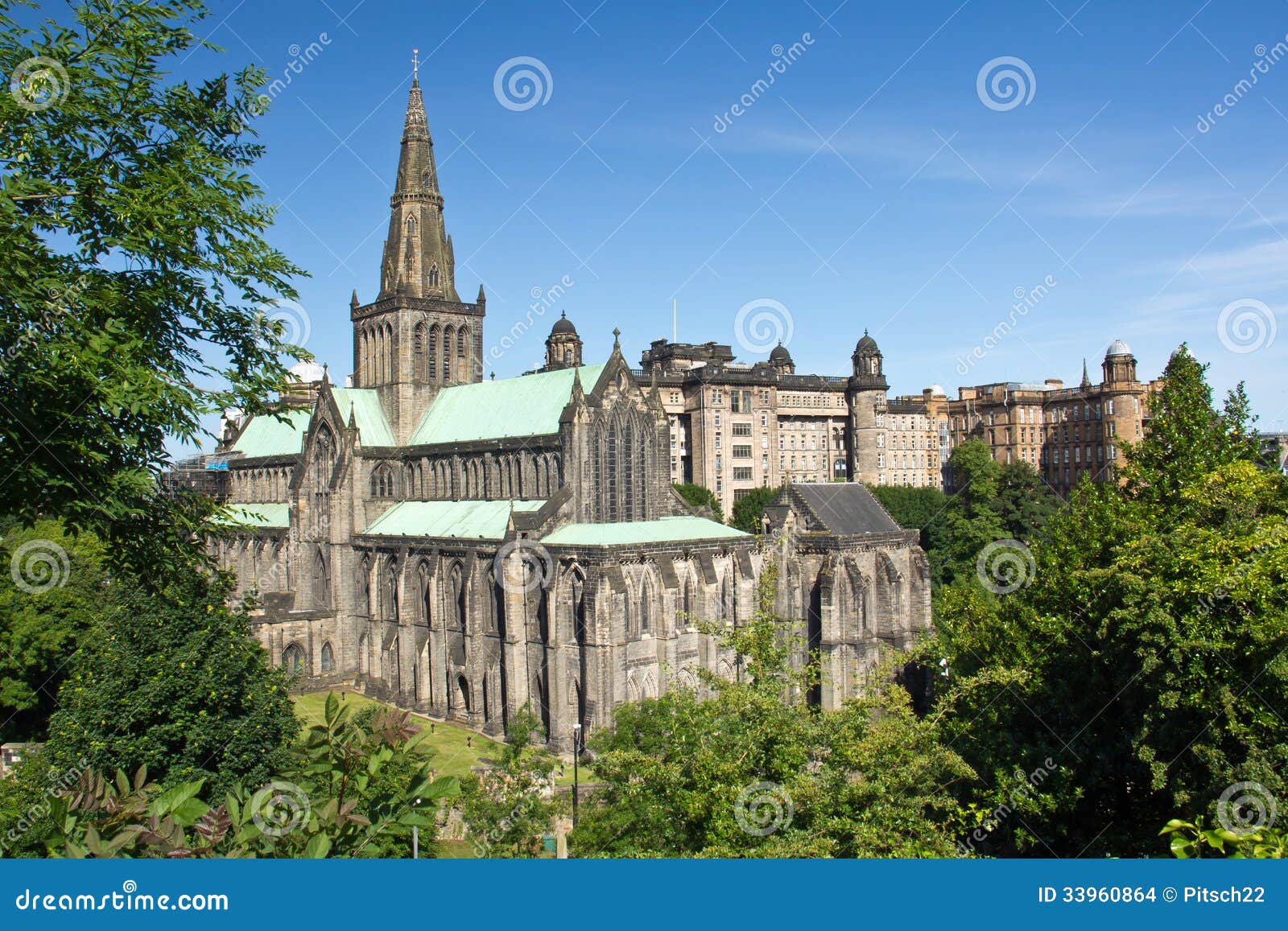 Scotland, Glasgow Cathedral Stock Photo - Image of grey, cathedral ...