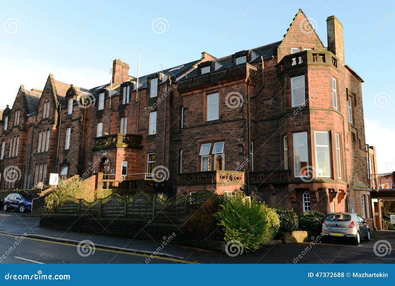 Scotland is a Historic Hotel Stock Photo - Image of castles, scotland ...
